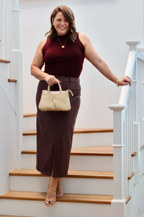 Ruby - Latte/Pastel Pink – Liv and Milly